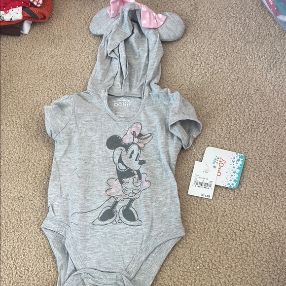 Disney | One Pieces | Disney Gray Minnie Mouse One Piece | Poshmark